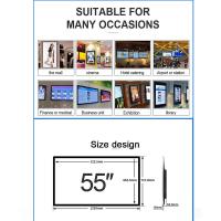 China 55Inch Touchscreen Digital Interactive Kiosk Machine Open Frame For Outdoor Advertising for sale