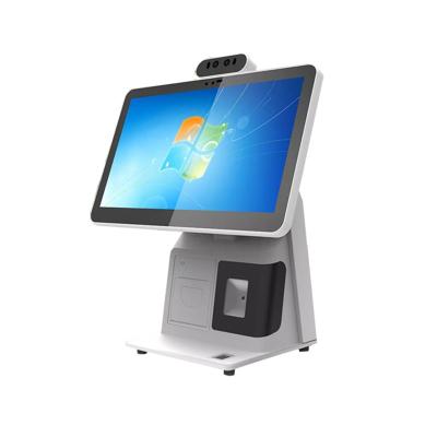 中国 ウィンドウズ 10 15.6インチ True Flat Touch Screen スキャナーと熱プリンタ付きデスクトップ POS 販売のため
