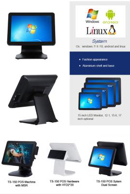 Cina RK3568 Bluetooth POS Machine Dual Screen per il terminale di ordinazione dei ristoranti in vendita