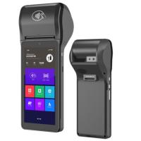 China Portable Android Smart Payment Terminal POS Swipe Machine 5.5Inch Touchscreen for sale