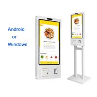 China Touchscreen Self Service Kiosk POS System Ordering Machine for sale