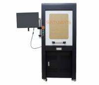 China 3D Laser Marking Machine 20W Fiber Laser Engraver for Metal Plastic Glass with Wide Range Intelligent Control for sale