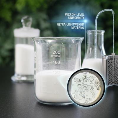China Low Moisture Absorption Highly Reflective Glass Microbubbles for Lightweight Fillers and Industrial Applications for sale