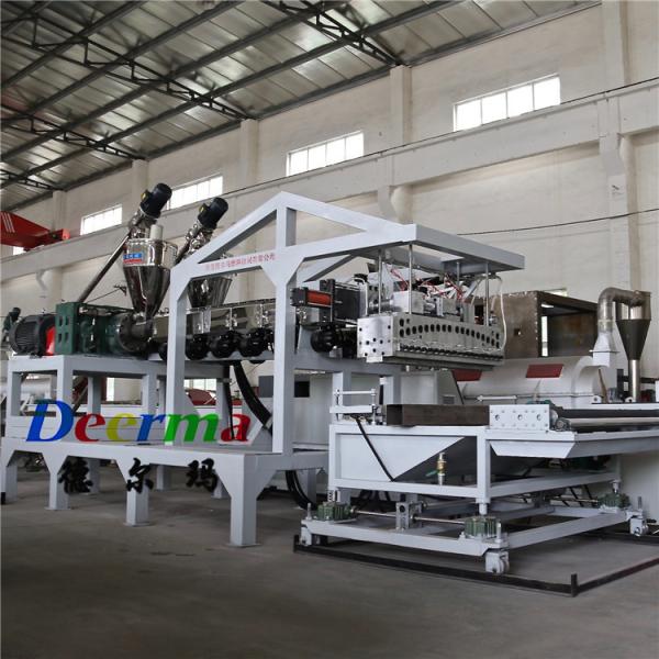 Quality 380V-440V PVC Door Mat Making Machine for Double Color PVC Coil Mat 13500*4200 for sale