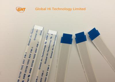 Cina 8 tipo diritto flessibile del cavo piano del passo di Pin 1.0mm con isolamento bianco in vendita