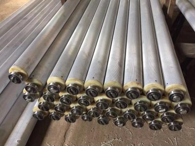 Cina Flangia di Jet Loom Parts 100MM dell'acqua del telaio del tessuto dell'asse di rullo di acciaio inossidabile in vendita