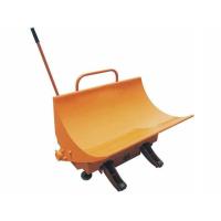 China Hydraulic Fabric Pack Roll Doffing Trolley Easy Operation Handled for sale