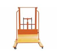 China Hydraulic Fabric Pack Roll Doffing Trolley Easy Operation Handled for sale