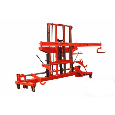 China Los haces superiores de deformación de la carretilla hidráulica manual del haz e inferiores vacíos llevaron juntos en venta