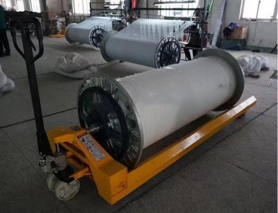 Cina Pacchetto e rotolo vuoti idraulici del tessuto di industria tessile del carrello di trasporto del subbio in vendita