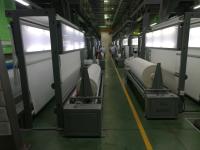 China Fabric Cloth Rolling Machine For Inspection Table With Led for sale
