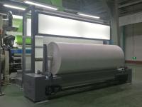 China Fabric Cloth Rolling Machine For Inspection Table With Led for sale