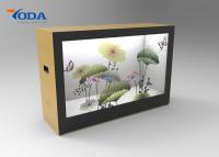 China Windows Transparent LCD Showcase Metal Shell 10 - 90% Working Humidity for sale