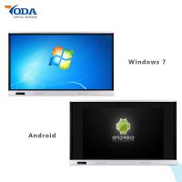 China 65'' Lcd Display Touch Screen Dual System Wall Mount Interactive Whiteboard 350cd/m2 for sale