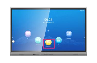 China Multimedia 500cd/m2 55in LCD Interactief Touch screen 220W Te koop