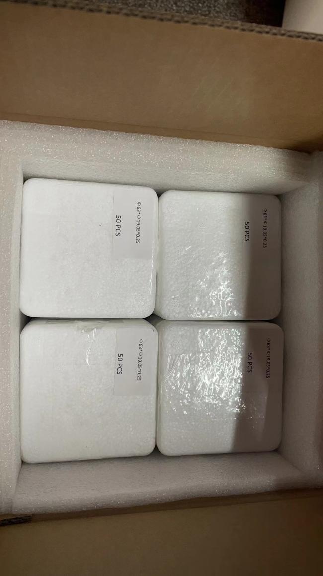 Product packaging example showing foam protection