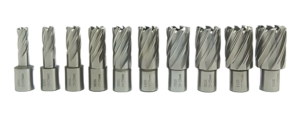 HSS Annular Cutter Set with various sizes