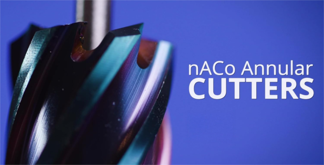 NACO Blue Coated Annular Cutter with pilot pin