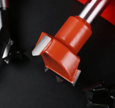 China 6mm Shank Hinge Boring Bits TCT 12mm Drill Bit Double Cut 90 Degrees for sale
