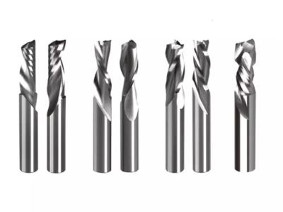 China Solid Carbide Spiral Router Bits 1/8 Inch Wood Hole Drill Bit for sale