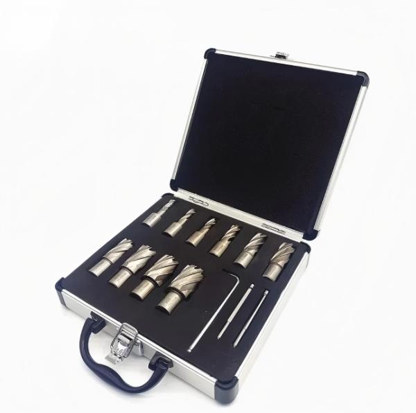 Quality 13PCS HSS Weldon Shank Annular Cutter Set 11mm-29mm OEM And ODM for sale