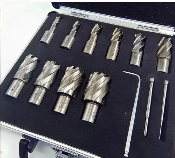 Quality 13PCS HSS Weldon Shank Annular Cutter Set 11mm-29mm OEM And ODM for sale