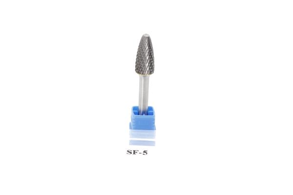 Quality Double Cut Rotary Burr Set YG8 K20 Double Cut Burr Bits SF Shaped for sale