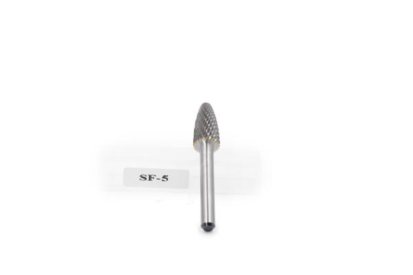 Quality Double Cut Rotary Burr Set YG8 K20 Double Cut Burr Bits SF Shaped for sale