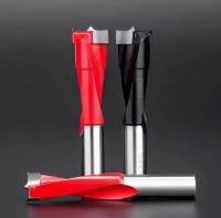 China 57mm 70mm Solid TCT Blind Hole Drill Bit with 10mm Shank for Woodworking Dowel Joints for sale