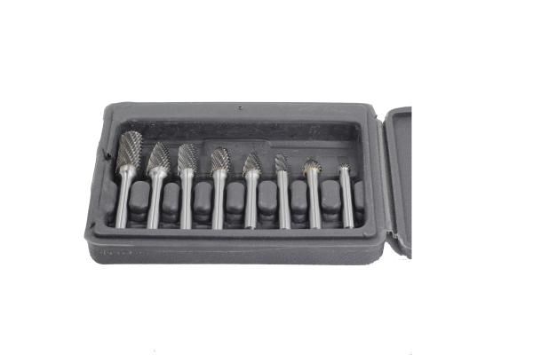 Quality 8pcs Carbide Burr 6mm Shank 8 Pieces Rotary Burr Set 62-64 HRC for sale