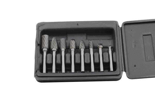 Quality 8pcs Carbide Burr 6mm Shank 8 Pieces Rotary Burr Set 62-64 HRC for sale