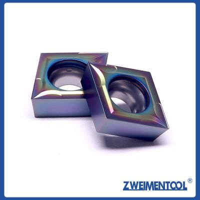 중국 CCMT090304 CCMT120408 탄화탄소 회전 삽입자 CNC 가공 CCMT 삽입자 판매용