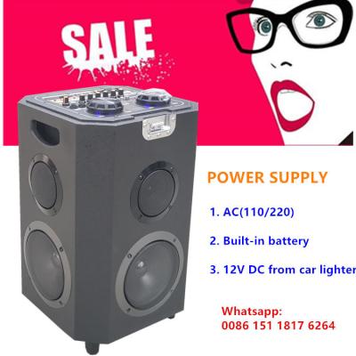 China 2020 hot professional protable audio speakers with 5.5Ah12V built-in battery made in China for sale