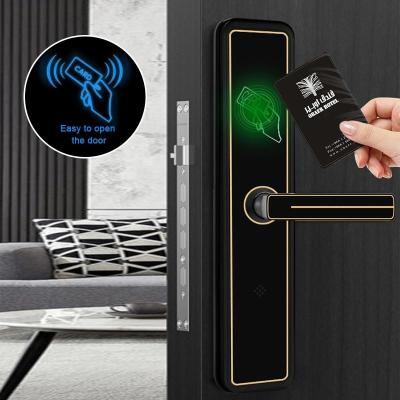Cina La camera di albergo astuta della serratura di porta della carta del colpo RFID chiude la lega a chiave di alluminio per l'hotel in vendita