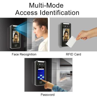 China ID/IC Card Cloud Código QR biométrico Reconhecimento facial Controle de acesso à porta à venda