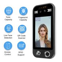 China 5 Inch Touch Screen Face Recognition Access Control System 5000 Face Capacity Waterproof Time Attendance for sale
