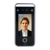 China AI Face Fingerprint Time Attendance Access Control 4.3 Inch RFID QR Password Multiple Authentication for sale