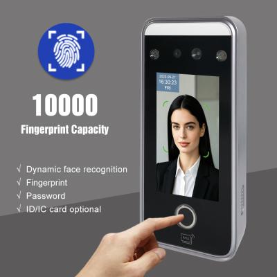 China AI Dynamic Face Recognition Access Control Attendance Machine Fingerprint Password Card Door Lock Security System for sale