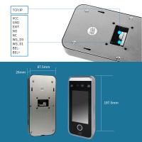 China AI Dynamic Face Recognition Access Control Attendance Machine 5000 Face Capacity 0.2s Recognition for sale
