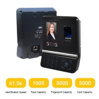 China Multi Language 5K Fingerprint SDK Biometric Time Attendance with Face Recognition for sale