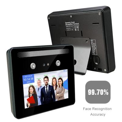 China Cloud Web WiFi Face Recognition Attendance Machine With USB Interface for sale