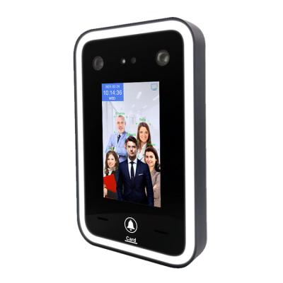 China RFID Face Recognition Time Attendance Machine Biometric Door Access Control 5000 Face Capacity 0.2s Recognition for sale