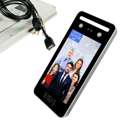 China Sistema facial do controle de acesso de um reconhecimento de 8 polegadas com o cartão sem fio de Wifi RFID à venda