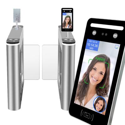 China Sistema facial do controle de acesso de um reconhecimento de 8 polegadas com o cartão sem fio de Wifi RFID à venda