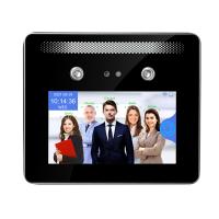 China 0.2s Face Recognition Time Attendance System 5 Inch Touch Screen 5000 Face Capacity for sale