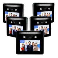 China DC12V Face Recognition Biometric Time Attendance Access Control Machine 50000 Face Capacity 5 Inch Touch Screen for sale