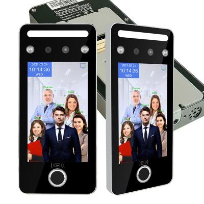 China Touch Screen Facial Recognition Access Control System 5000 User Capacity 5 Inch Display Time Attendance for sale