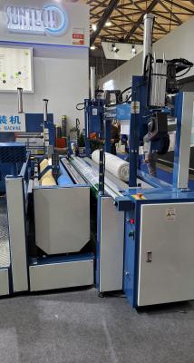 China SUNTECH Brand Semi Automatic Fabric Roll Packing Wrapping Machine 008615669038900 for sale