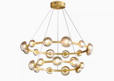China Round pendant lamp long glass lamp for homedecor unique design for home LED bulb for sale