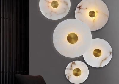 China Marble Lamp for Home Decoration Simple Morroco Lighting Marble Bulb Wall Lamp with Certification Inspection for sale